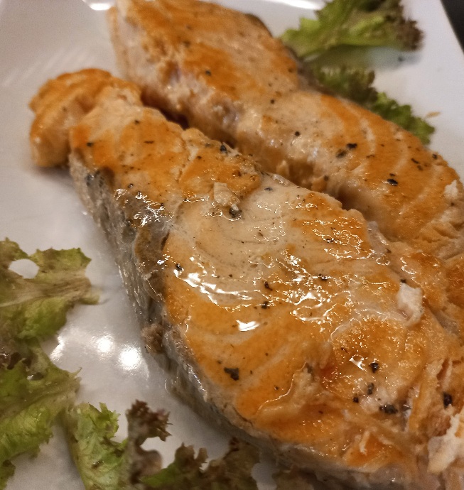 Лосось в шампанском