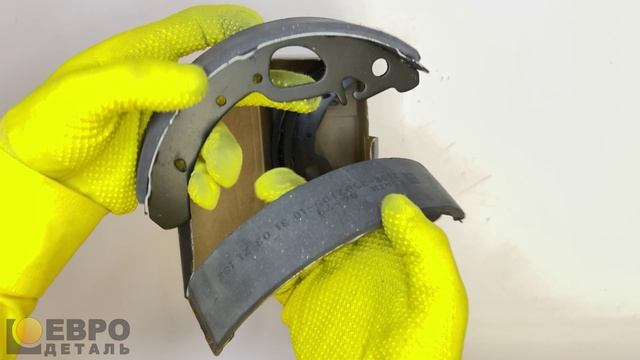 Колодки заднего тормоза ВАЗ 1118 , 2170 c АБС (1118-3502090) - ЕВРОДЕТАЛЬ - ED4-243B