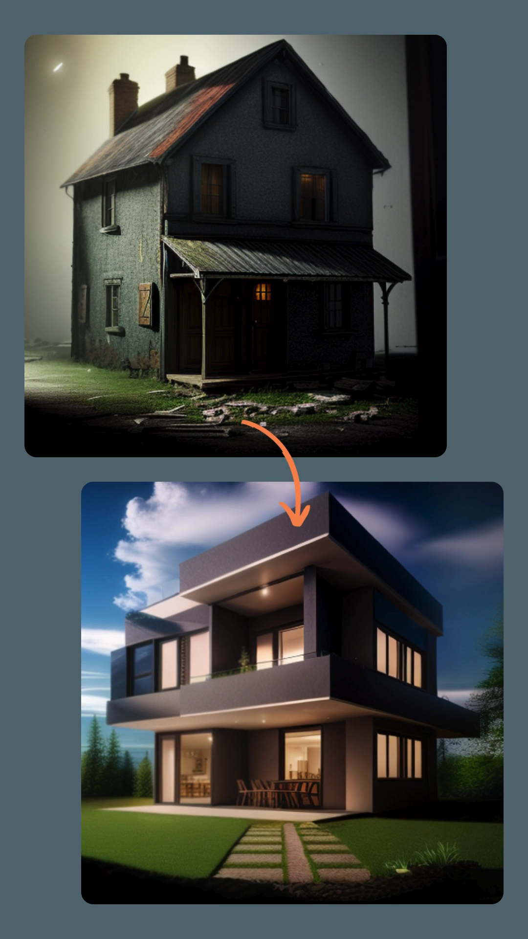 ИИ не справилась!? Пришлось строить новый дом 🤫🏰 #ai #aiart #нейросеть #нейросети #ИИ #дом