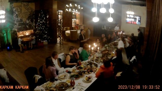 Свадьба Чарли и Гали в ресторане