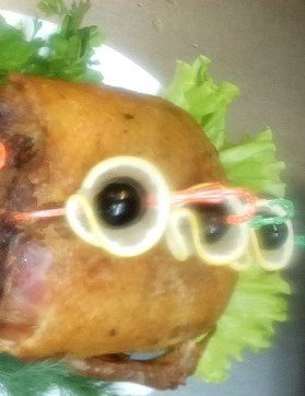 Утка фаршированная гречкой