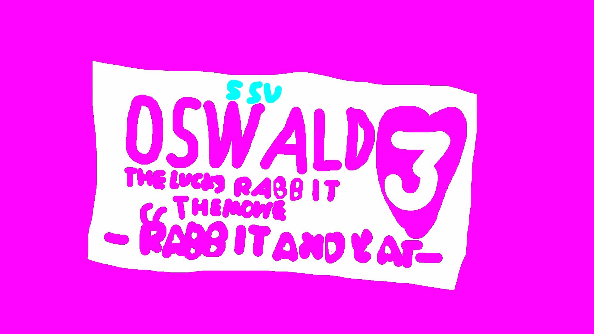 OSWALD THE LUCKY RABBIT THE MOVIE 3 - RABBIT AND CAT - (2024)