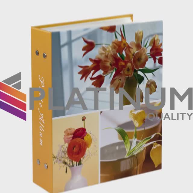 Фотоальбом 200 фото "Букет-2" 22717 yellow