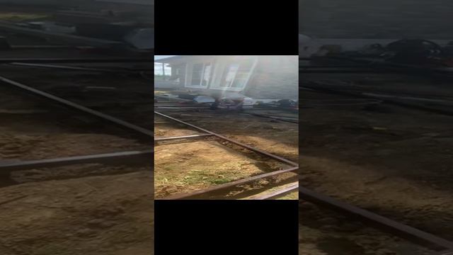 Монтаж доски RUSDECKING на свайном металлокаркасе. День 2. Выставление каркаса первым слоем металла.