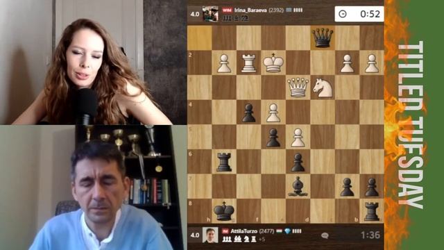 ЧТО У НАС? СТАРОИНДИЙСКАЯ? // WIM ИРИНА БАРАЕВА vs IM ATTILA TURZO