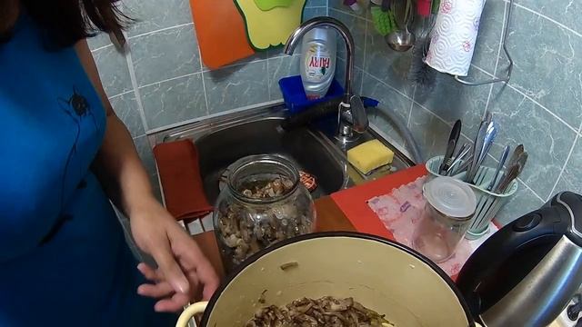 Засолка свежемороженых опят после длительного хранения Часть 2