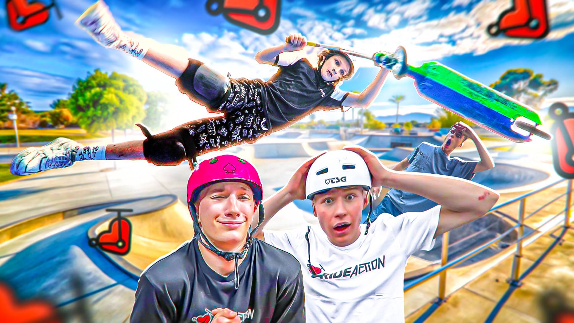 СОРЕВНОВАНИЯ ОТ RIDEACTION В САМОМ БОЛЬШОМ СКЕЙТ ПАРКЕ!