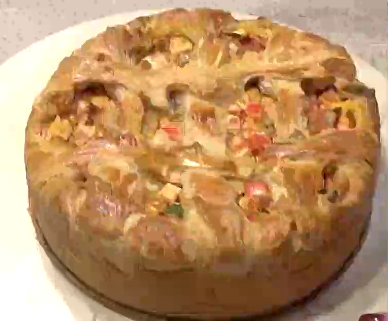 Пирог Из Воздушного Слоёного Теста Закусочный, Деликатесный!