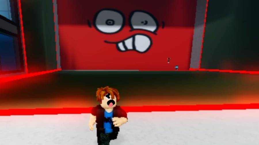 Сумасшедшая красная стена ДОГОНЯЕТ ОБУЧАЛКИ! Обучалки защищается от неё В НЫЧКАХ!