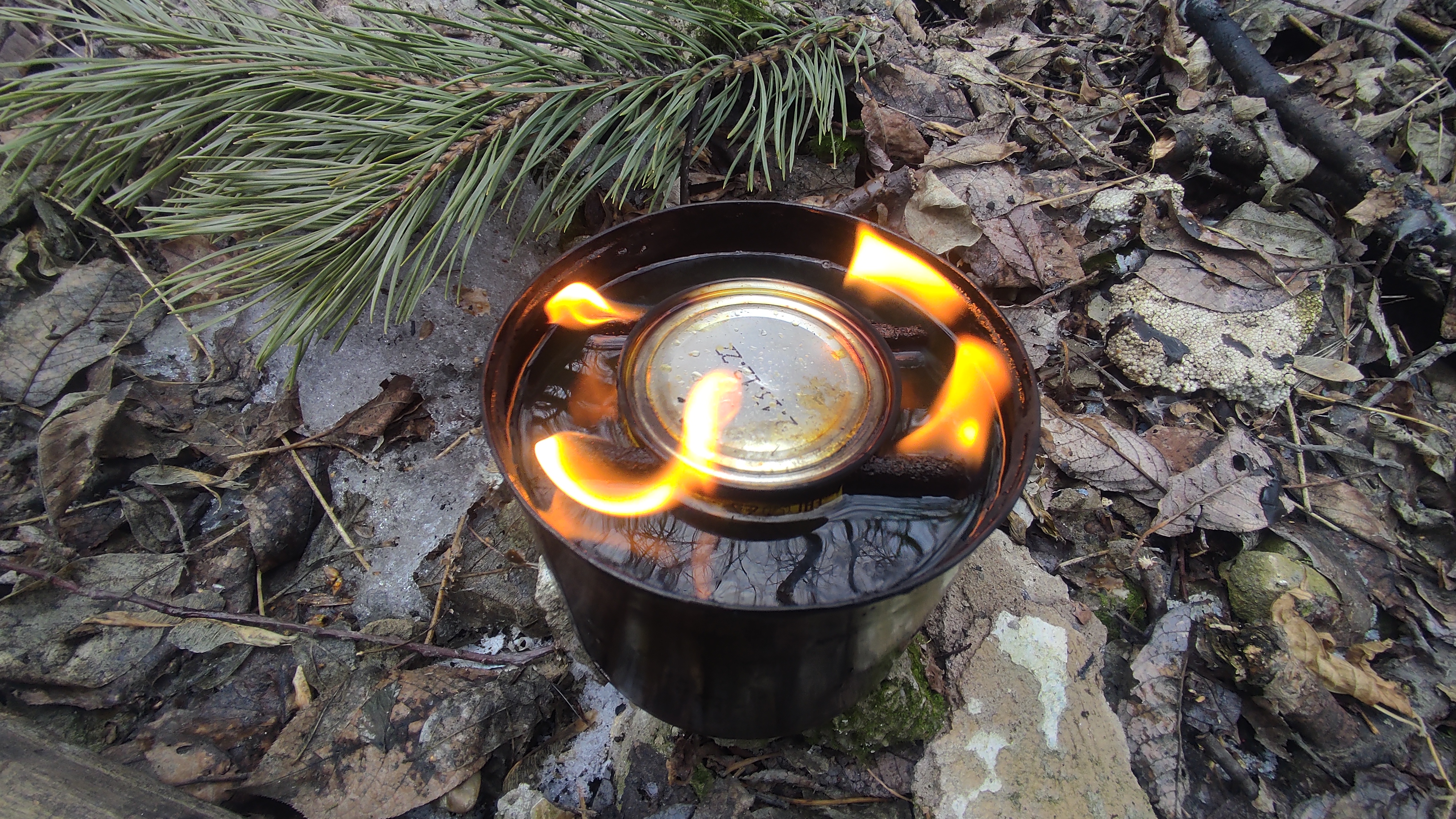 Карбоновая свеча перехода Байкала - "Сокол". 12 часов ровного огня