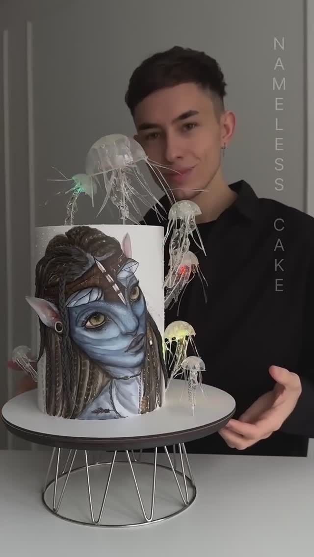(88) Торт в стиле Аватар #cake