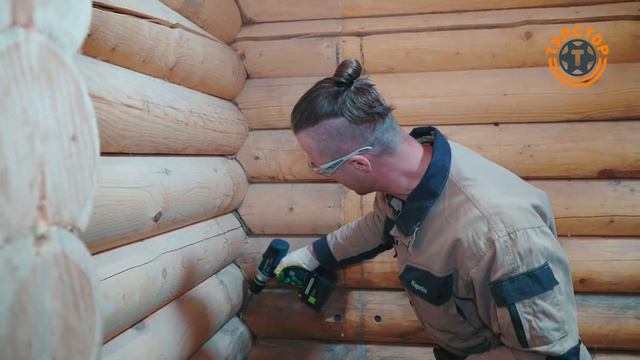 Скрепляем перерубы саморезами Eurotec. Часть 2