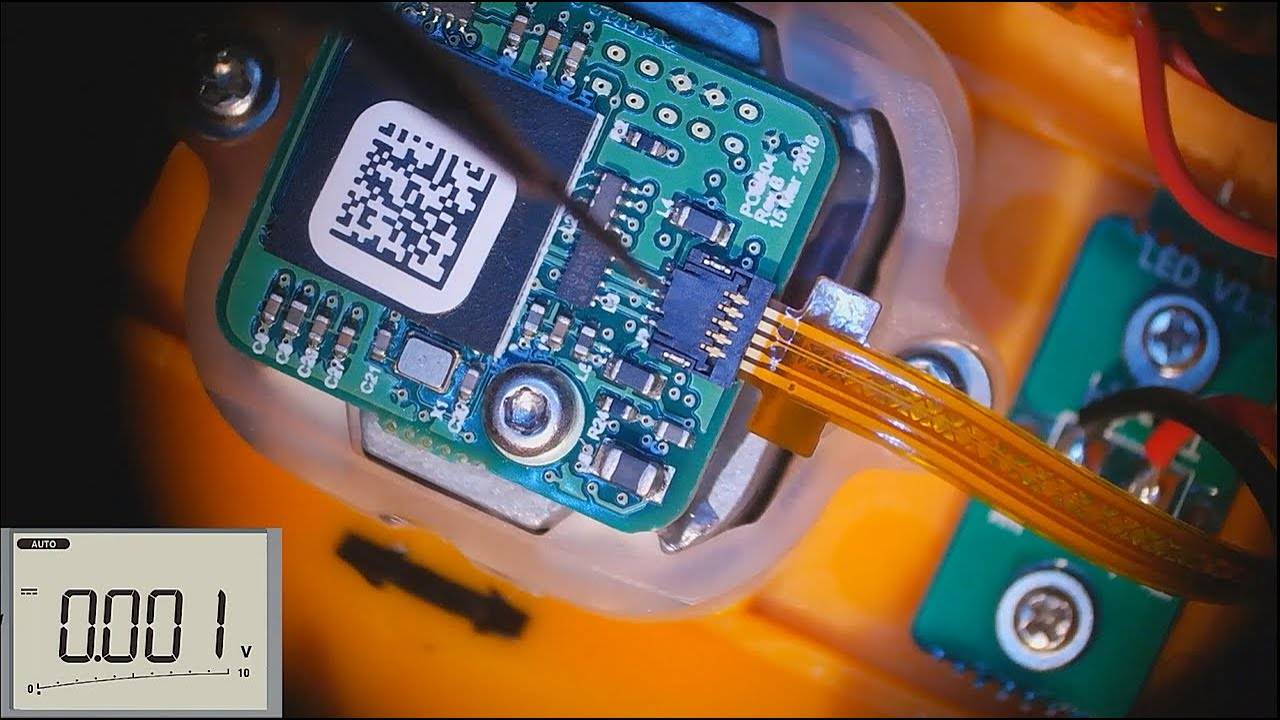 Замена процессора и контроллера питания на тепловизоре, восстановление шлейфа. Пайка QFN