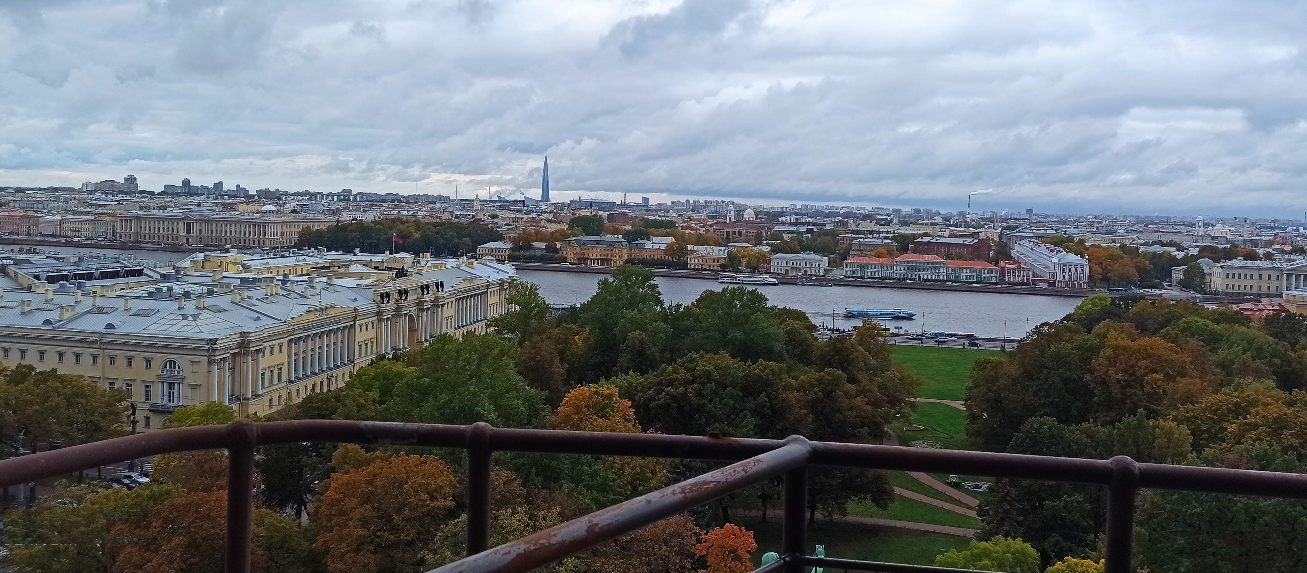 Осенний Питер с высоты 43-х метров.