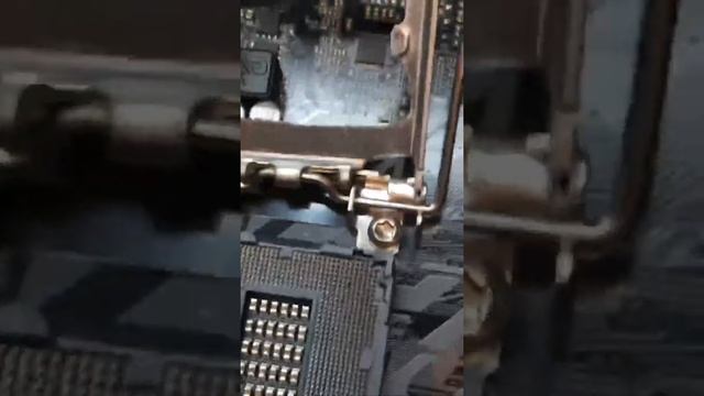 Замена ножек сокета на плате Asus