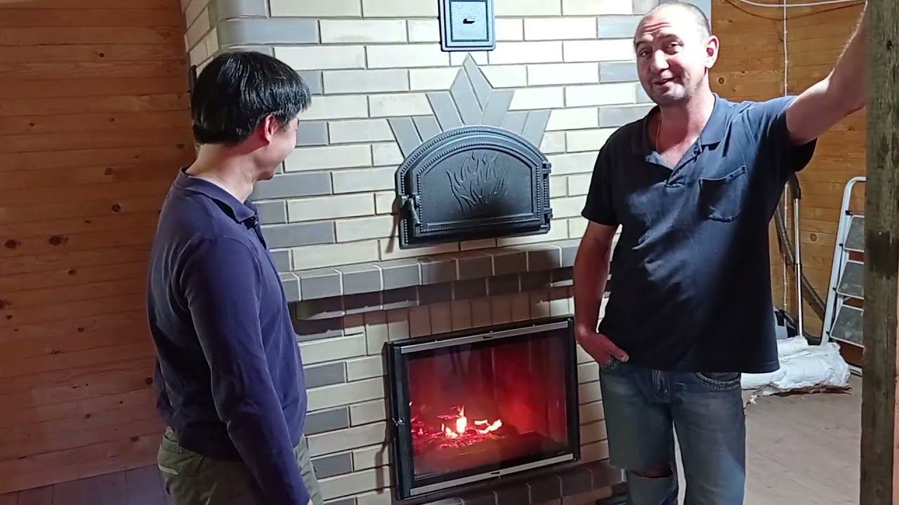 Строительство 2х контурной каминопечи с хлебной камерой