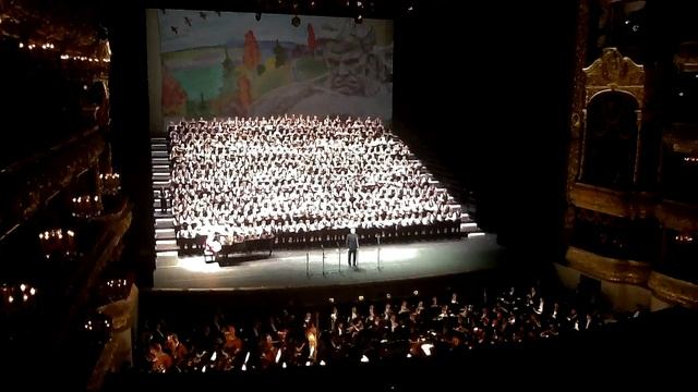 БДТ, фрагмент выступления Большого детского хора России, 09.05.2015