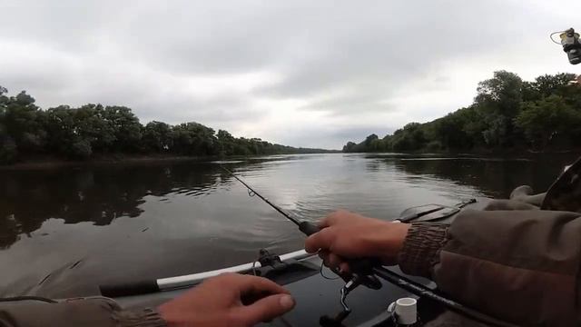 Ловля судака в июне , открыл водо-моторный сезон.mp4