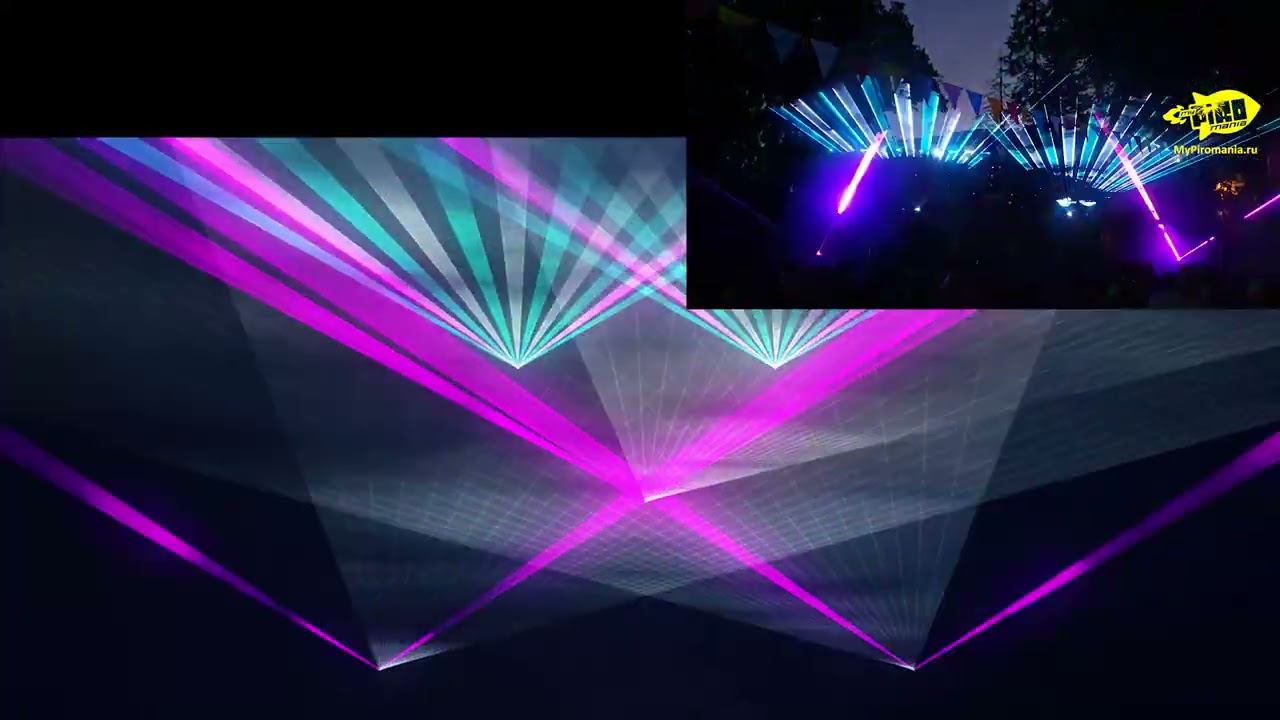 Лазерное шоу на выпускной. Пиромания