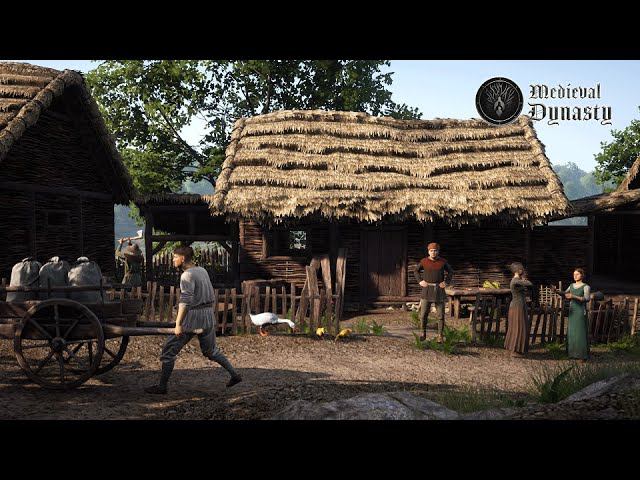 Medieval Dynasty #13 ► РЕЛИЗ  ► Как прокачать грузоподъемность?!