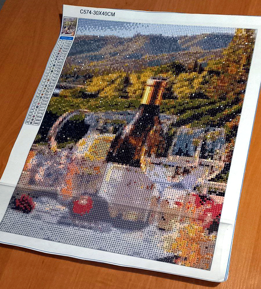 Алмазная мозаика "Натюрморт", автор Julia в рамках СП "Кофе - пати"