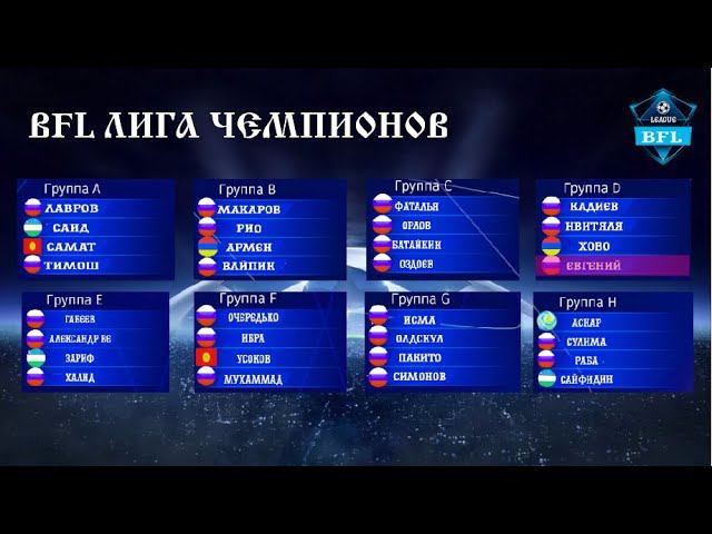 BFL ЛЧ | группа D | играем против Виталия Никитина и Хово Алексаняна + КООП