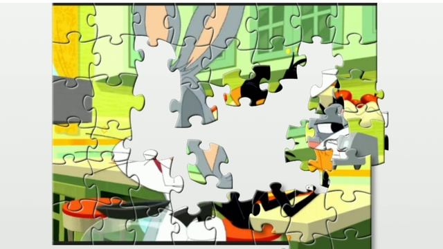 Пазл. Дафи Дак и его новый телефон.