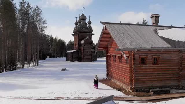 Малые Корелы. Экскурсия по Каргопольско-Онежскому сектору музея