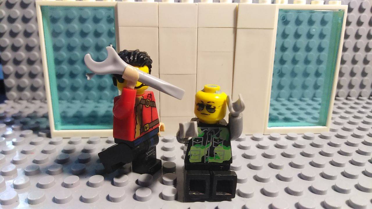 hello neighbour lego мультик