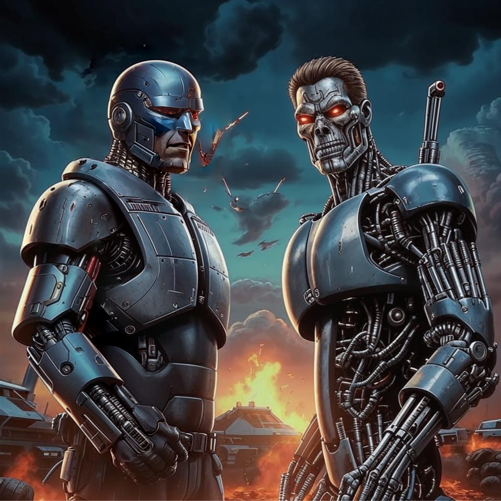 Кто кому надерёт металлический зад?! Прохождение RoboCop Versus The Terminator (Sega).