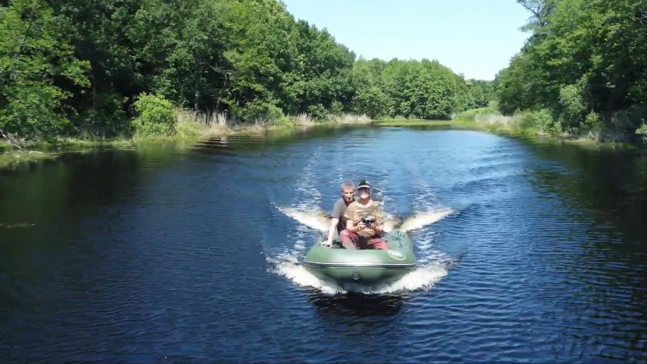 По озеру Тюковное с квадрокоптером DJI MINI 2