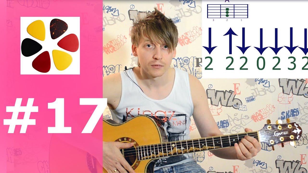 Уроки гитары для начинающих, урок 17, на примере Невеселая песня- кино_разбор