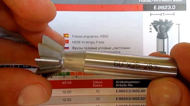 Фреза ласточкин хвост по металлу.mp4