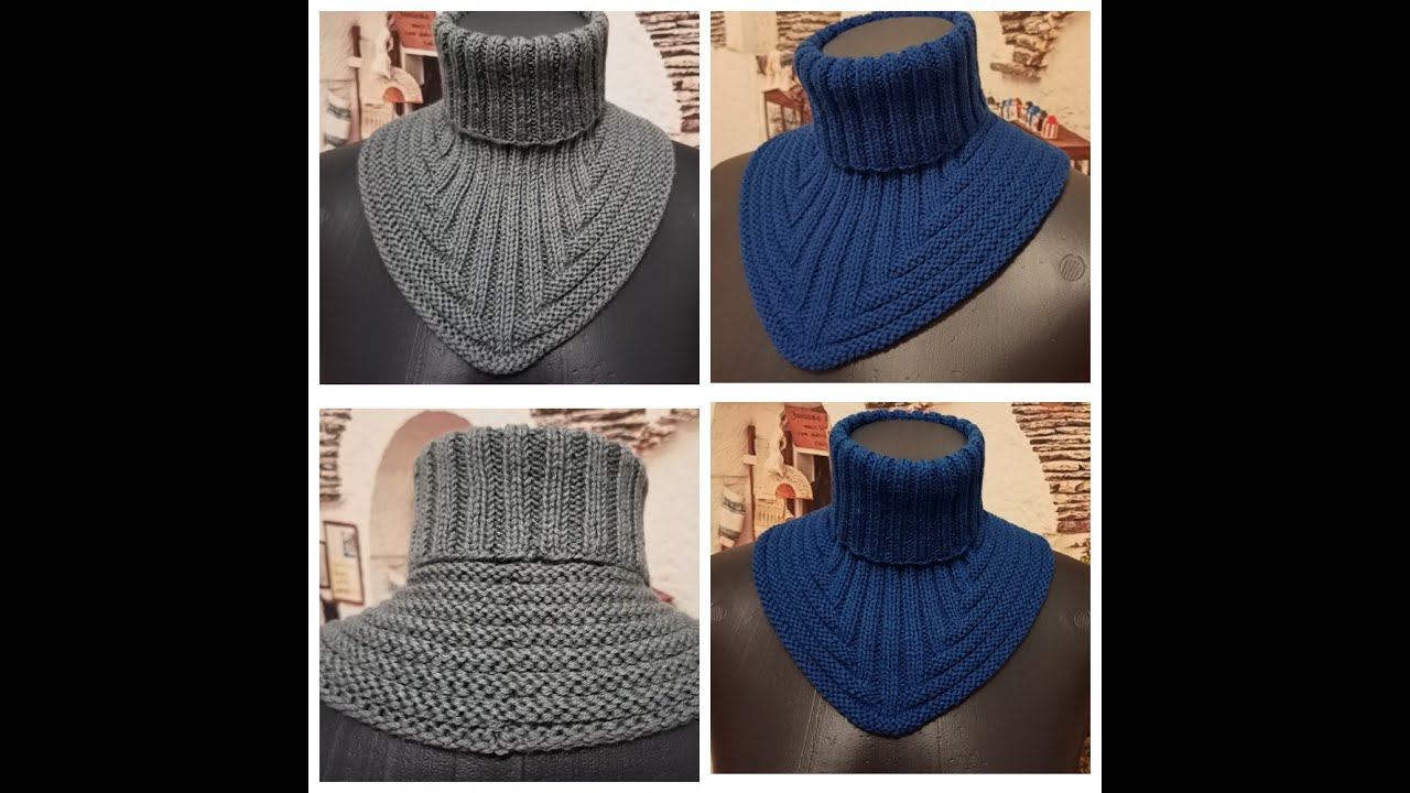 Детская манишка спицами. Утепляем наших деток! Подробное описание процесса вязания.