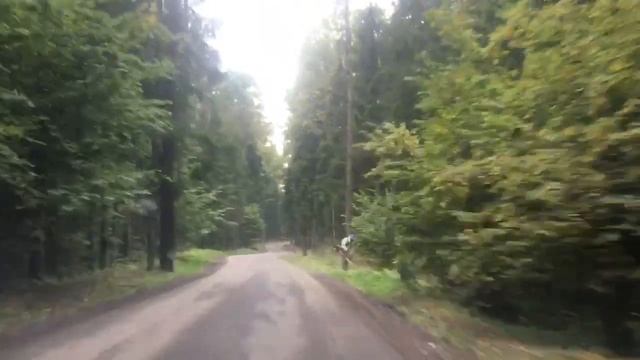 Проезд к участку через посёлок