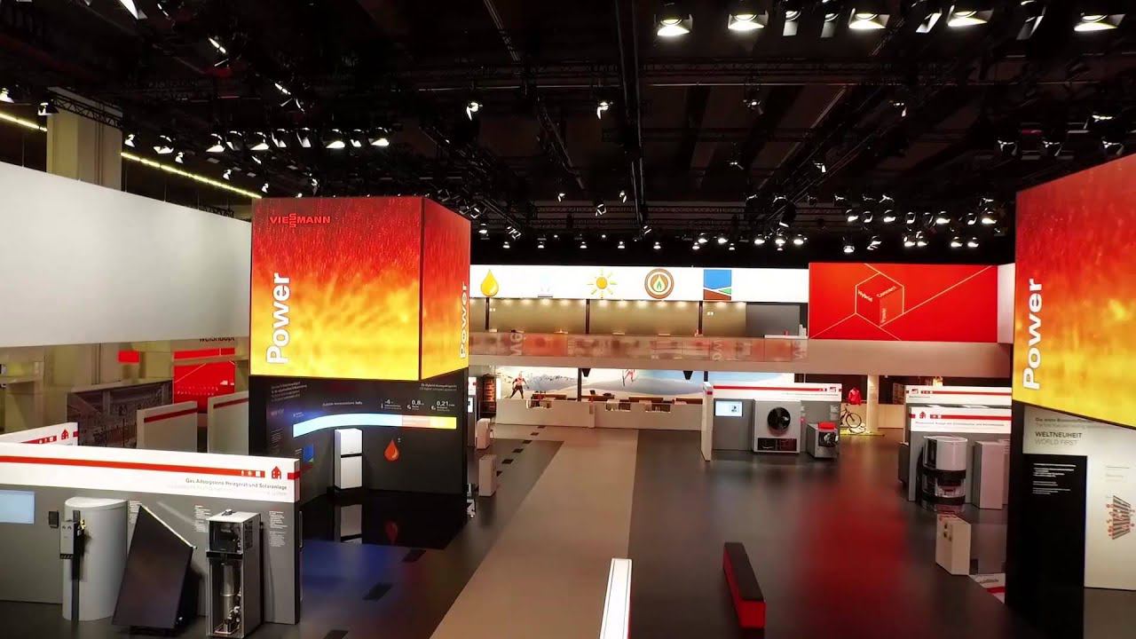 Выставка ISH 2015 в Германии. Стенд Виссманн (Viessmann)