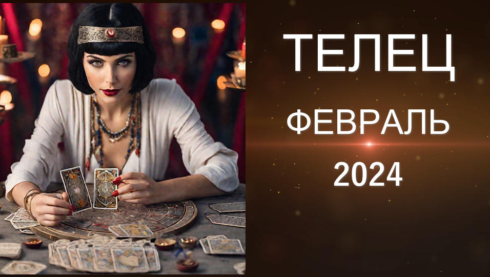 ТЕЛЕЦ ♉ ТАРО на ФЕВРАЛЬ 2024. Месяц СОБЛАЗНОВ, ТВОРЧЕСТВА И ЛЮБВИ?
