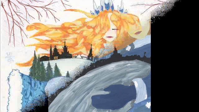 «Нева зимой». Автор - Маликов Дмитрий, 13 лет, г. Санкт-Петербург