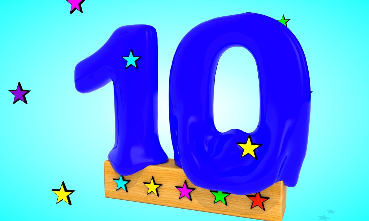 Учимся считать от 1 до 10 с помощью воды  Обучение для самых маленьких