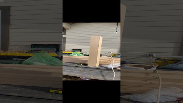 Монтаж ограждения Русдекинг и ступенек Деревопласт. Установка каркаса для лестницы и опорных столбов