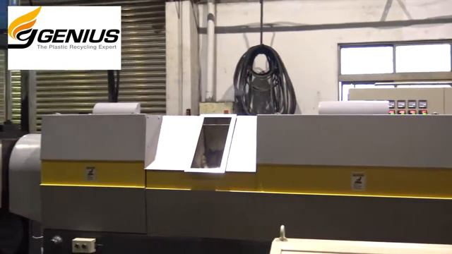 Genius Machinery Two Stage side feeding recycling machine for Agriculture film recycling