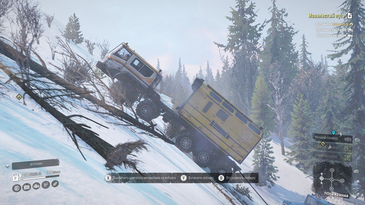 SnowRunner. Лесопилка: финальная стадия. Начало изготовления досок. Доставка на пирс. Тайга