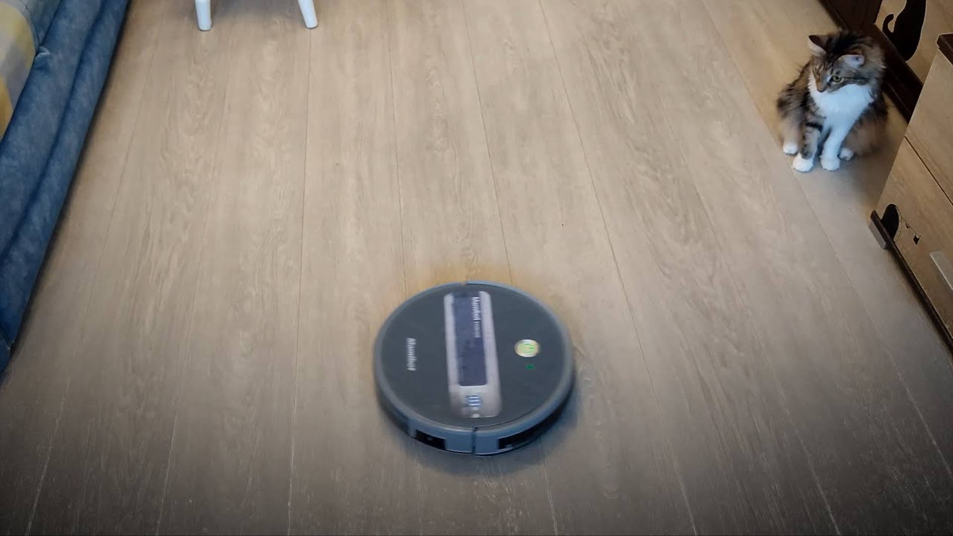 Запуск пылесоса Mamibot 💗EXVAC660 и возвращение на станцию зарядки