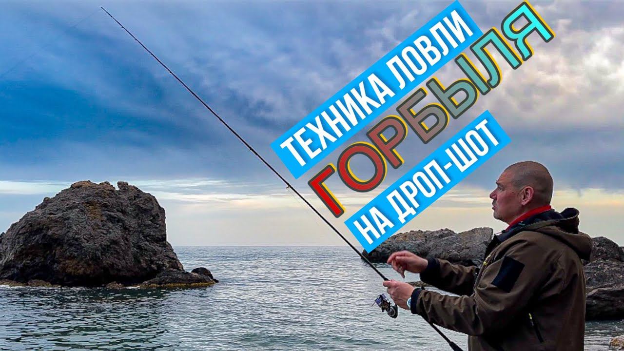 Техника ловли горбыля на дроп-шот