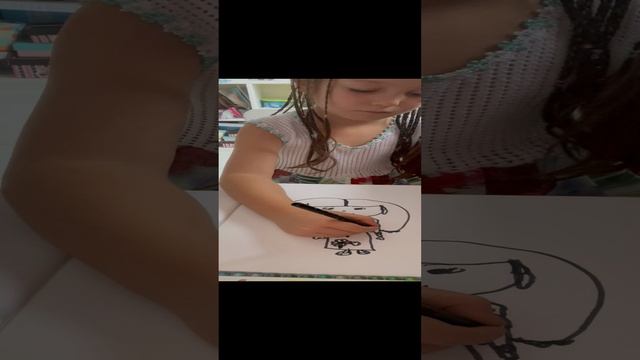 Рисуем девочку из игры тока бока