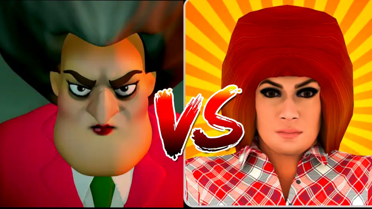 ПРАНКИ над ЗЛОЙ УЧИЛКОЙ #19 - Мульт игра для детей