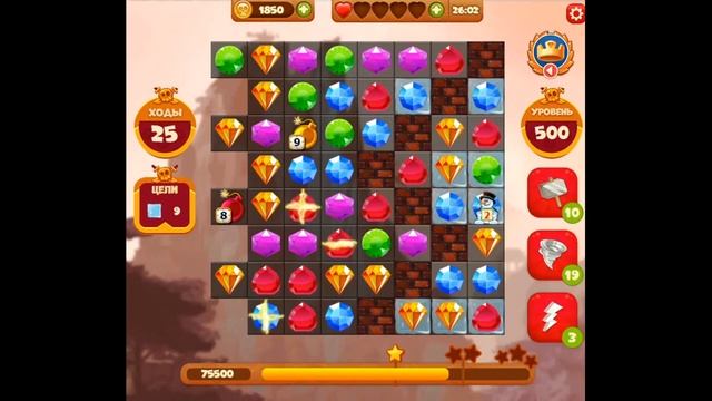 Сокровища пиратов как пройти сложный 500 уровень