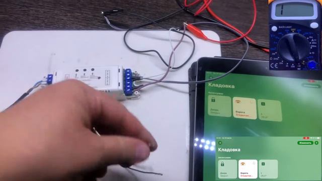 HomeKit управление воротами + температура