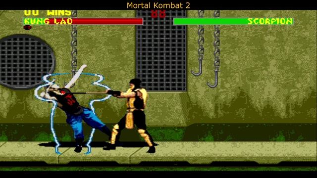 Mortal Kombat - Эволюция Kung Lao плюс FATALITY (1992-2021)