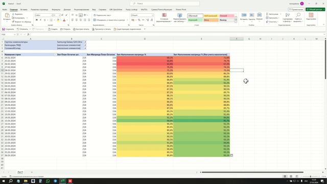 Матрица плановых остатков (финал)